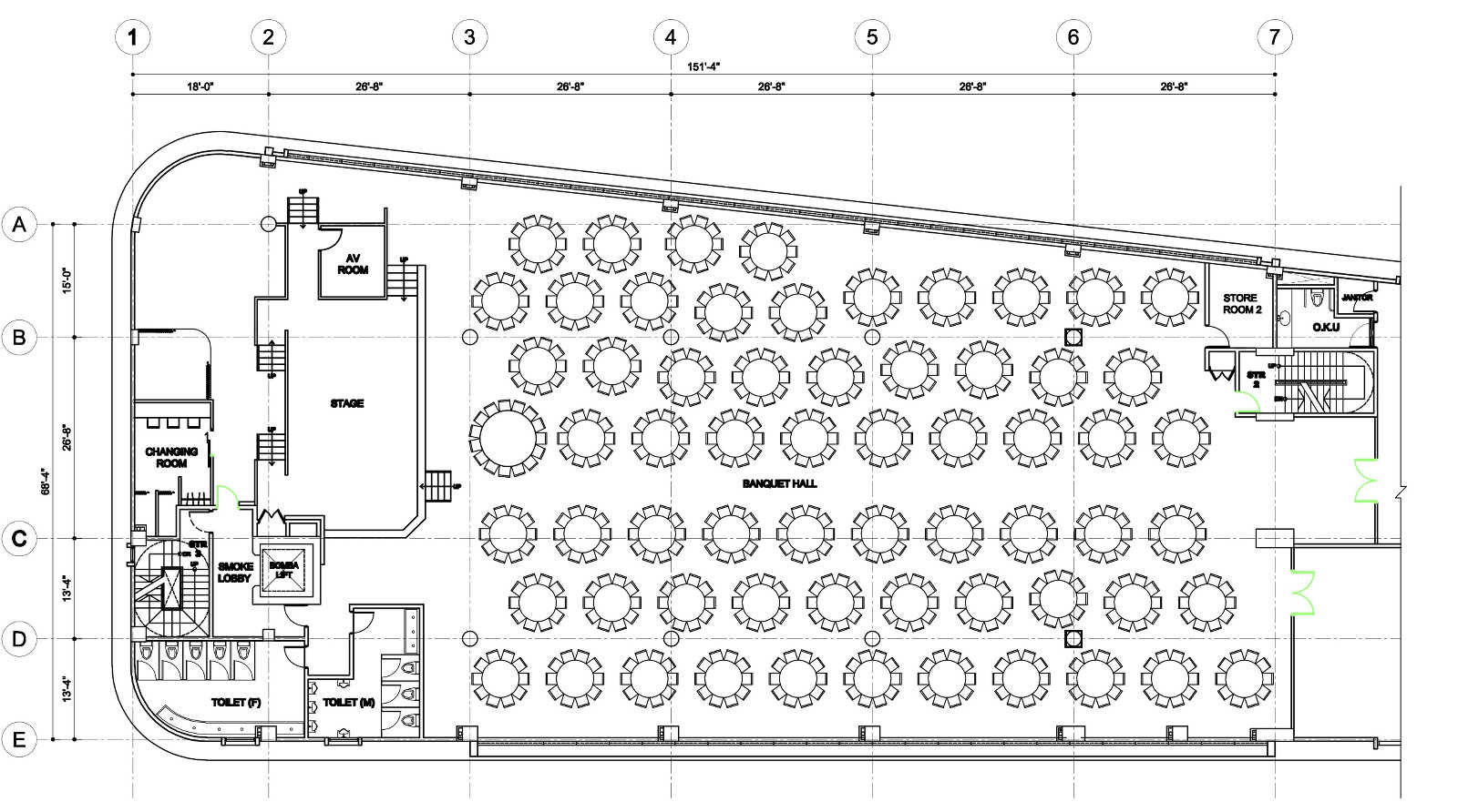 Banquet Hall Design Plan Banquet Hall Design Plan